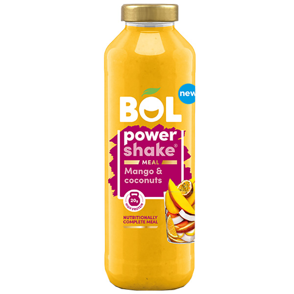 BOL - Power Shake - Mango & Coconuts - 6x450g | DDC Foods Ltd